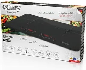 Camry CR 6514 černá / Elektrický indukční vařič / 350 W / 2 plotýnky