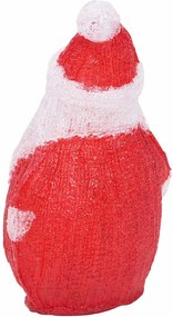 Vánoční akrylový Santa s LED vnitřní i venkovní 28 cm 328786