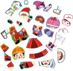 Bino Magnetické puzzle Postavičky / 95 dílků / od 3 let