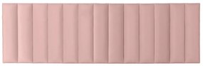 Čalouněný nástěnný panel FRAME KRONOS 15x60 cm Barva: Světle růžová