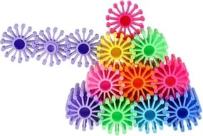 TEDDIES Stavebnice ozubená kola / 60 ks / plast / 25 x 22 x 5 cm / od