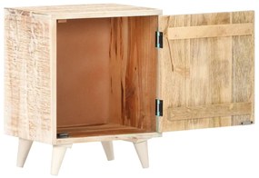 vidaXL Vyřezávaný noční stolek 40 x 30 x 50 cm masivní akáciové dřevo