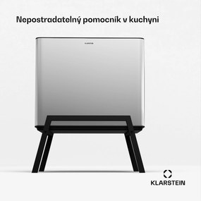 Klarstein Yuma, odpadkový koš, 40 l, včetně kompostéru, s nožičkami, pachový filtr