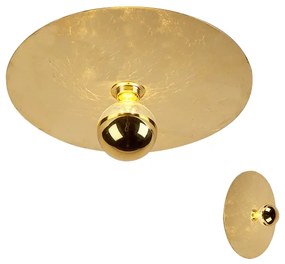 Moderní stropní lampa zlatá 40cm - Disque