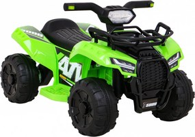 Ramiz Dětská čtyřkolka na baterie Storm zelená + motor 25W + MP3 USB + LED
