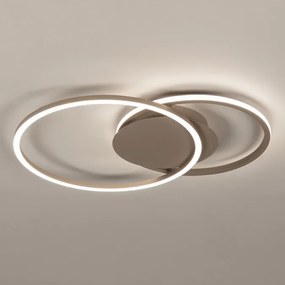 Stropní stmívatelné LED svítidlo Omega 540 Dark Taupe