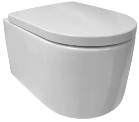 Mereo Mereo, WC závěsné kapotované, RIMLESS, 495x360x370, keramické, vč. sedátka CSS115S, VSD84S2