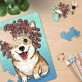 RAVENSBURGER Puzzle se stojánkem Corgi / 100 dílků / od 10 let