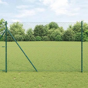 Oplocení na řetězcích se upevňuje na zem 10 x 1,6 m Zelená 3351073