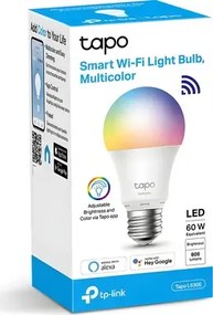 TP-Link Tapo L530E / Chytrá žárovka / E27 / RGB / 8,7W / 806lm / 2500-