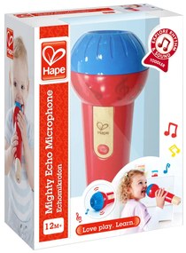 Hape Dětský mikrofon Mighty Echo, 21,8 x 8 cm