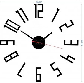 Stylové nástěnné hodiny do obývacího pokoje I SENTOP X0018-Wall clock HEU-