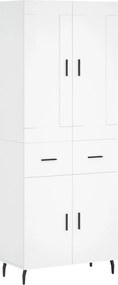 Skříň highboard bílá 69,5 x 34 x 180 cm kompozitní dřevo 3199889