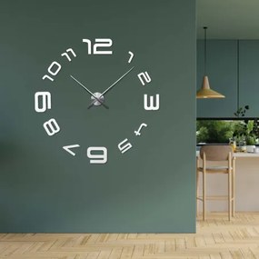 Moderní designové nalepovací 3D hodiny na zeď | SENTOP 12S008