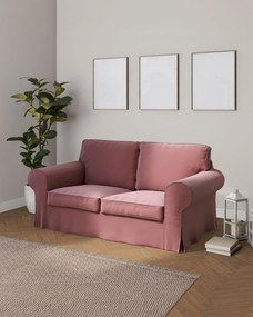 Potah na pohovku IKEA Ektorp 2-místná rozkládací NOVÝ MODEL 2012 barva fialová látka sametová