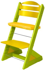 Jitro Dětská rostoucí židle Plus barevná Sv. zelená + žlutá