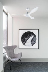 FARO 33346 POLARIS L LED, bílá, stropní ventilátor s DC motorem - FARO