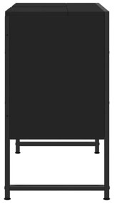 Petromila Koupelnová skříňka pod umyvadlo černá 80 x 33 x 60 cm kompozit