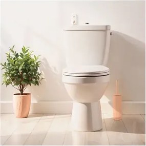 SPIRELLA WC štětka AKIRA matná broskvová / ocel