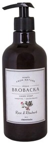 Tekuté mýdlo na ruce Brobacka Rose Rhubarb 500 ml Strömshaga