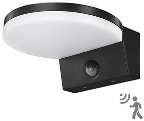 Top Light - LED Venkovní nástěnné svítidlo se senzorem LED/15W/230V IP65 černá