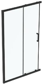 Ideal Standard Connect 2 - Sprchové dveře posuvné, dvoudílné, 1200 mm, černá/čiré sklo K9264V3