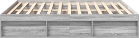 Rám postele šedý sonoma 180 x 200 cm Super King Size 3203885