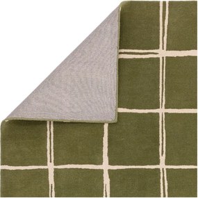Zelený ručně tkaný vlněný koberec 200x290 cm – Asiatic Carpets