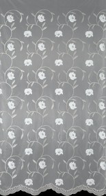 ZÁCLONA NA KROUŽCÍCH AMIRI 140X250 CM VZOROVANÁ