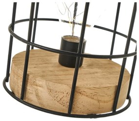 Černá stolní lampa (výška 20,5 cm) – Casa Selección