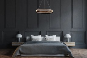 Toolight Toolight, LED závěsné svítidlo 60cm APP1192-CP, černá-zlatá, OSW-40023