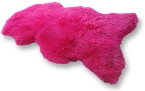 Wooline ovčí kožešina North růžová 110 x 80 cm