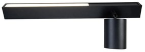 Nástěnné svítidlo Magnet Right, 1x černé kovové stínítko + 1x LED 5W, b