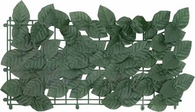 Balkónová zástěna s tmavě zelenými listy 500 x 100 cm 315489