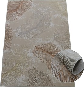 BE Koberec Allianz 6304 BEIGE - béžový obdélníkový Rozměr: 60x100 cm