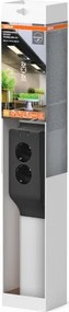Osram - LED Stm podlinkové svítidlo se zásuvkami UNDERCABINET LED/10W/230V černá