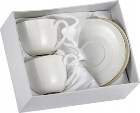 Sada porcelánových šálků 200 ml elegance a styl pro váš stůl