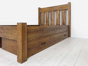 Borovicová postel Rustyk / Mieszko II 180 cm