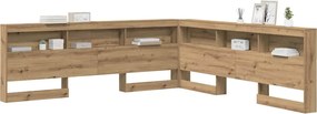 Úložné čelo postele Artisanový dub Kompozitní dřevo 3335516