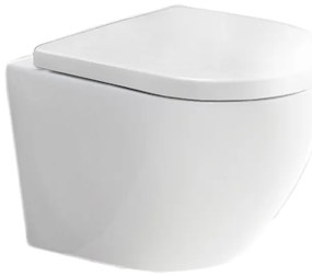 Mereo Mereo, WC závěsné kapotované, RIMLESS, 490x370x360, keramické, vč. sedátka CSS115SN, VSD82S2