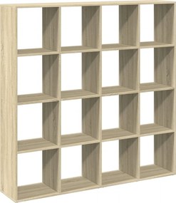 Knihovna dub sonoma 137,5 x 29 x 137,5 cm kompozitní dřevo 3310291