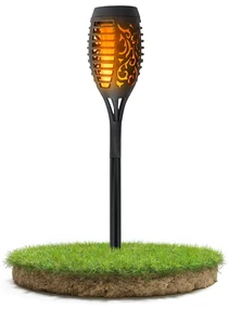 BERGE LED solární lampa s dekorativním plamenem