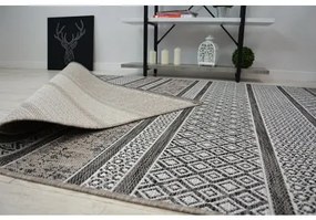 koberec SISAL LOFT 21118 BOHO slonová kost/stříbrný/šedá velikost 160x230 cm | krásné koberce cz