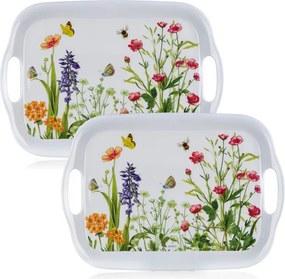 Sada melaminových táců MEADOW 36 x 25,5 cm 2 ks