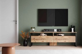 Designový TV stolek Edolie 180 cm borovice