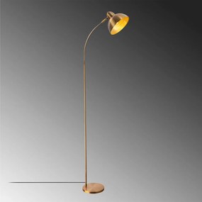 Stojací lampa Varzan 162 cm zlatá