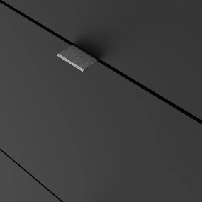 Botník Modulo - 123,5 x 70 x 24 cm | černý