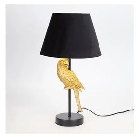 Stolní lampa 1xE27/40W/230V černá/zlatá