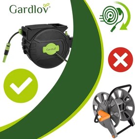 Nástěnný naviják na hadici – automatický buben s hadicí 20 m