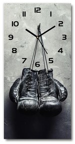 Wallmuralia Nástěnné hodiny Boxerské rukavice 30x60 cm